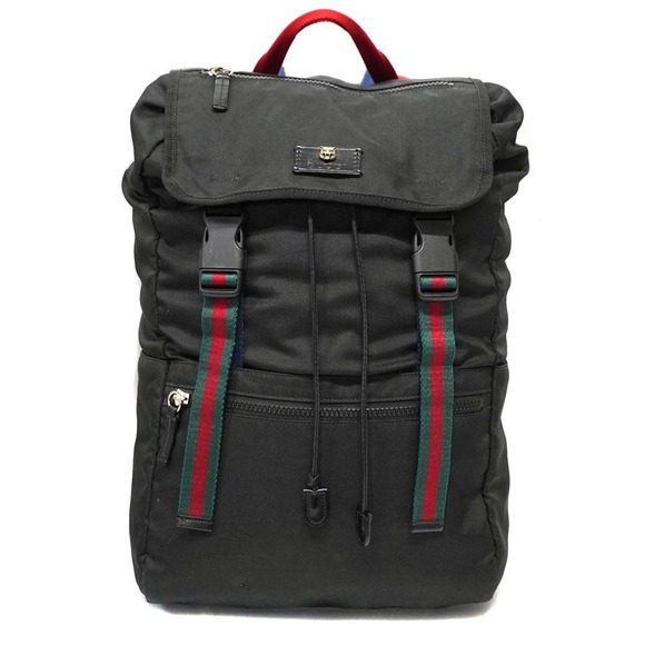 Gucci | Bags | Gucci Backpack Tiger Head Techno Canvas Black | Poshmark